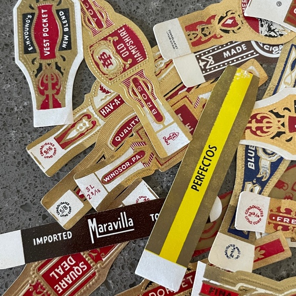 Other | Vintage Assortment Of 2 Unused Cigar Labels | Poshmark